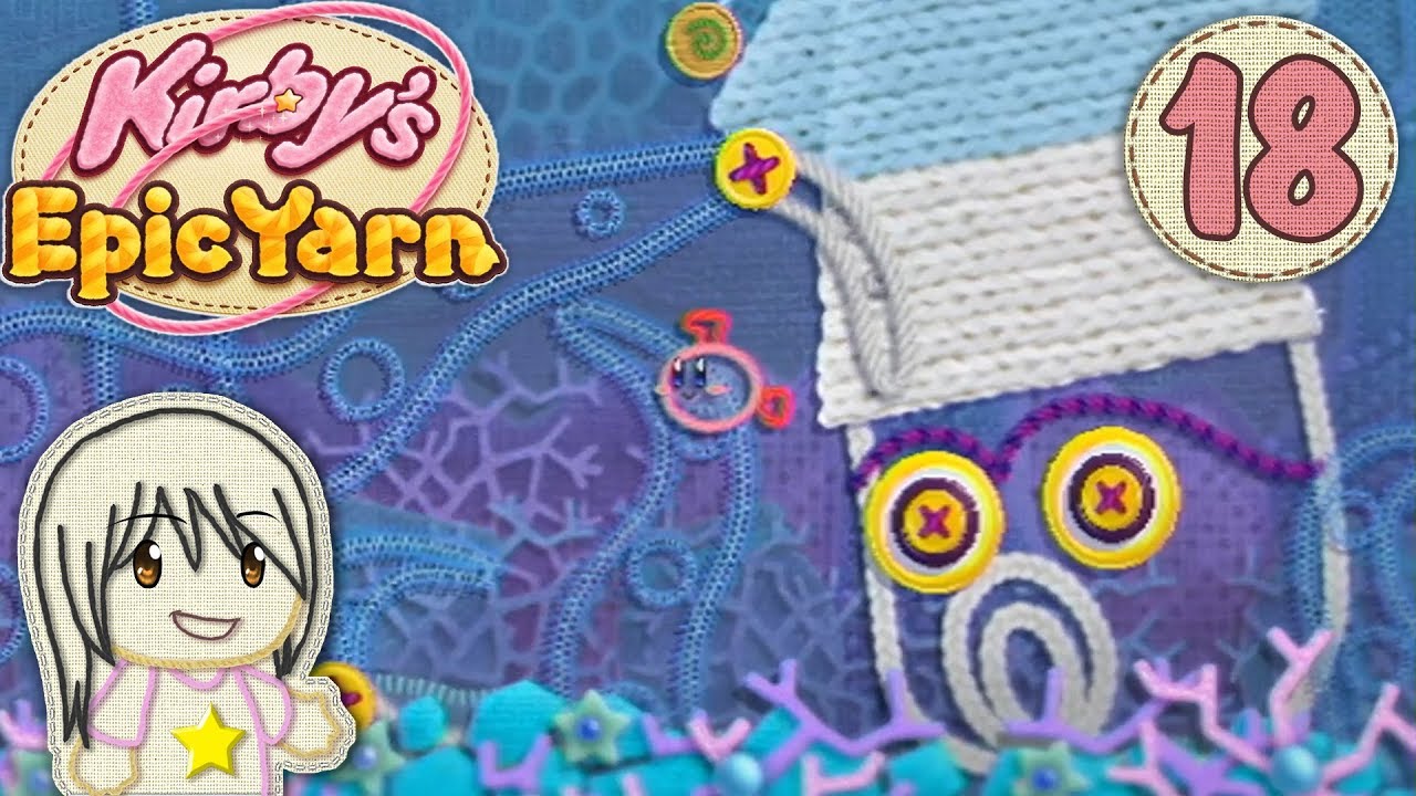 Kirby's Epic Yarn - Part 18: "Capamari" - YouTube