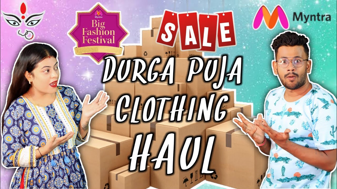 Myntra Big Fashion Festival Sale Haul | Durga Puja Clothing Haul | Try ...