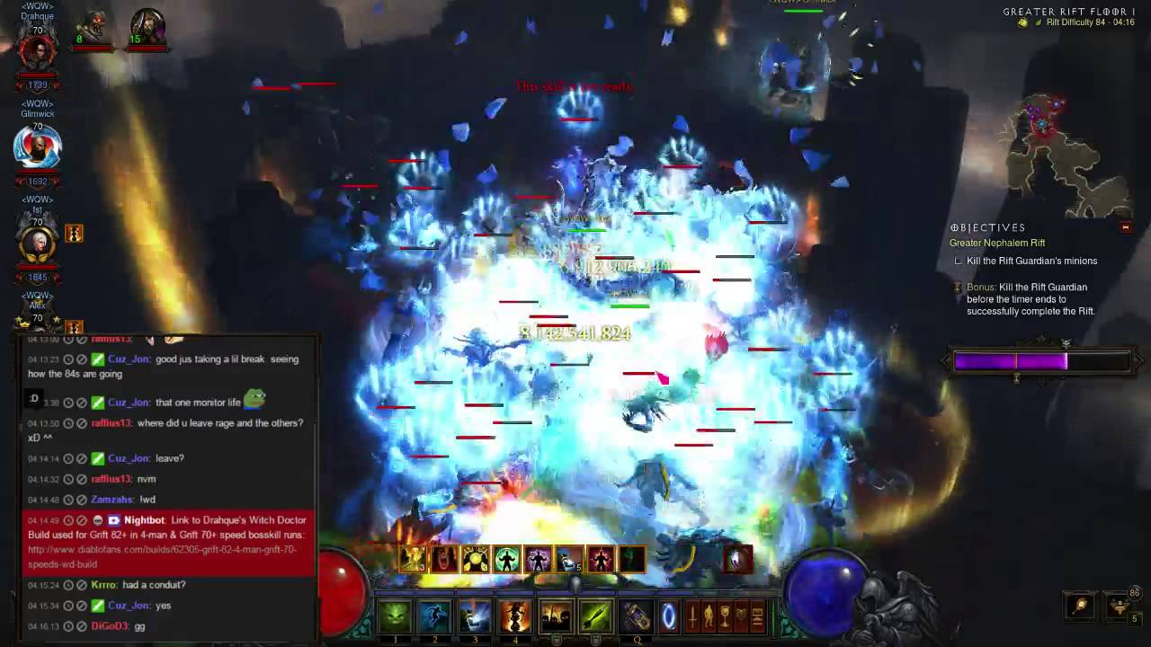 Greater Rift Tier 84 (Seasonal 4-man player) - YouTube