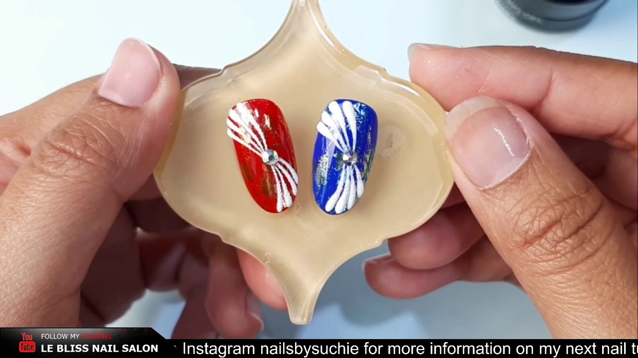 Nailart Tutorial || Simple Nailart with Nail Foil - YouTube