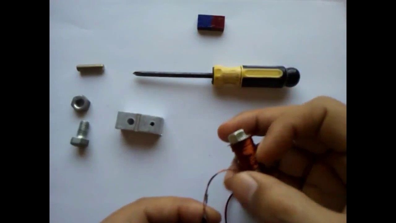 EL ELECTROIMAN Potente y Económico, (Construcción y Explicación ...