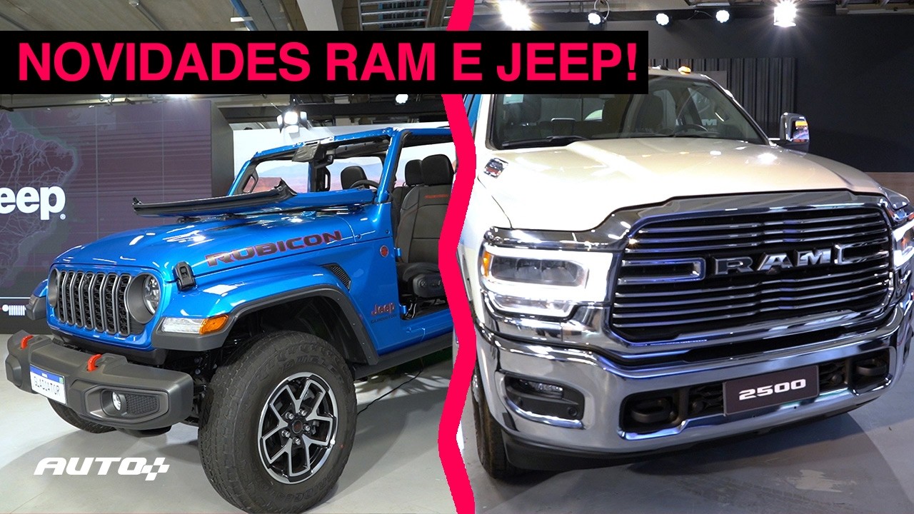 Ram Rampage Ignition, Ram 2500 Rodeo e novos Jeep Wrangler e Gladiator ...