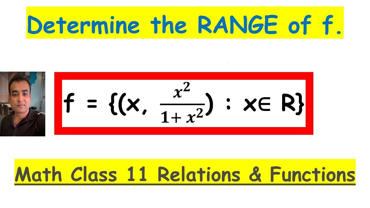 Find Domain and Range of x^2, X Square. 1+ X Square Relations and ...