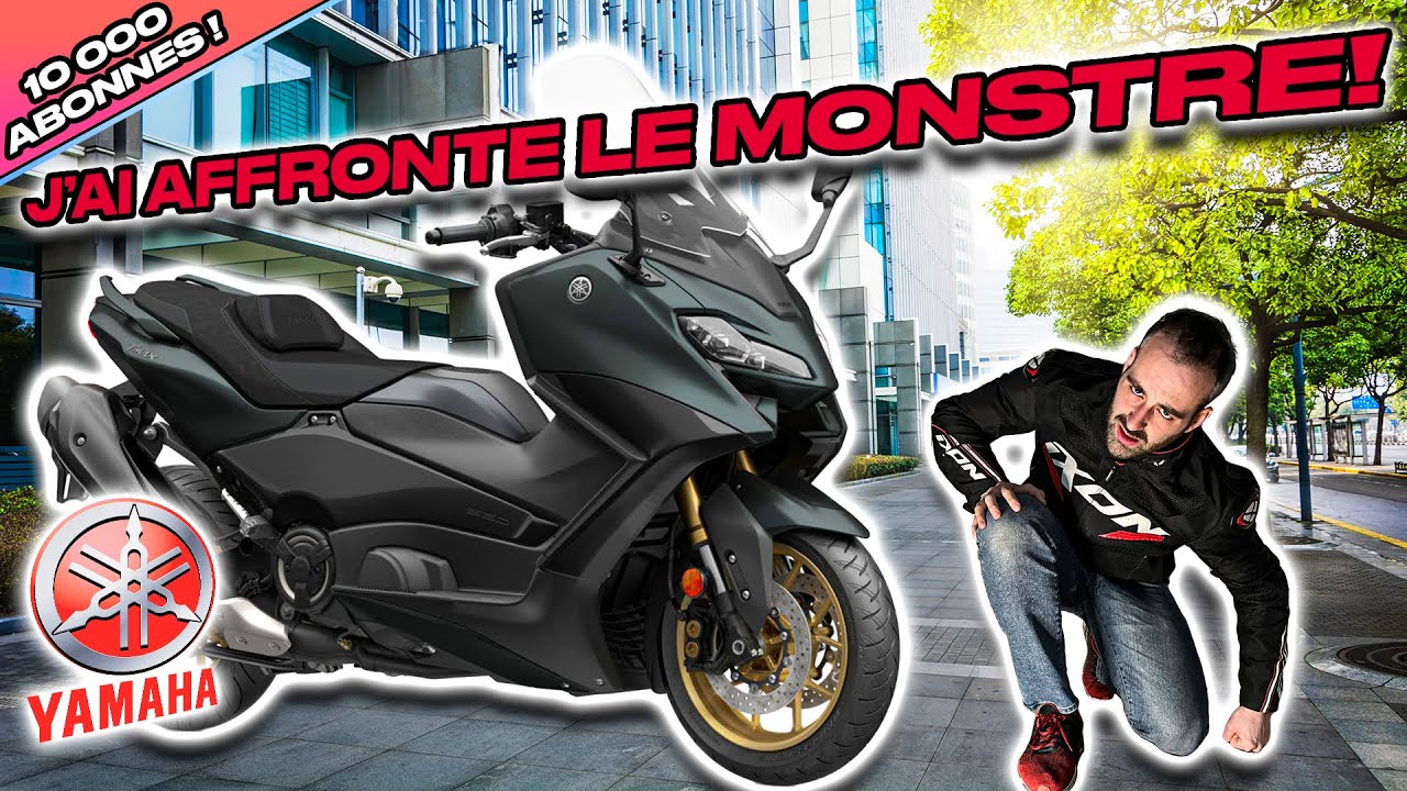 Vaincu par un SCOOTER? Essai Yamaha T-Max Tech Max - YouTube
