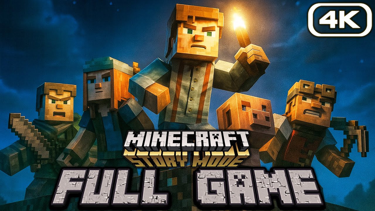 MINECRAFT STORY MODE Gameplay Walkthrough FULL GAME (4K 60FPS) No ...