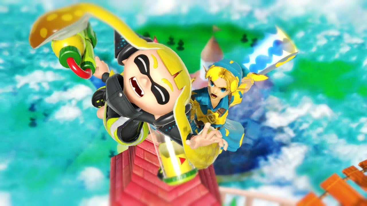 Young Link and Inkling: Kingdom Battle - YouTube