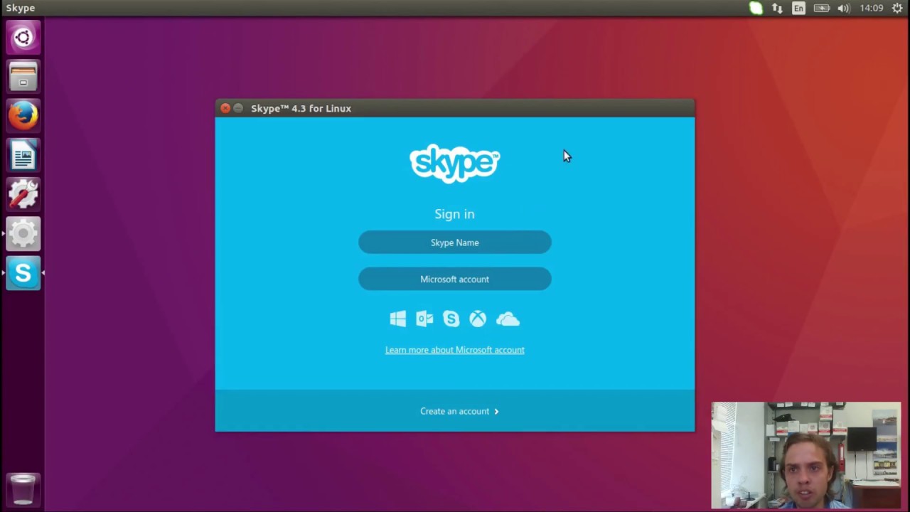 How you can still use skype in 32bit linux system. - YouTube