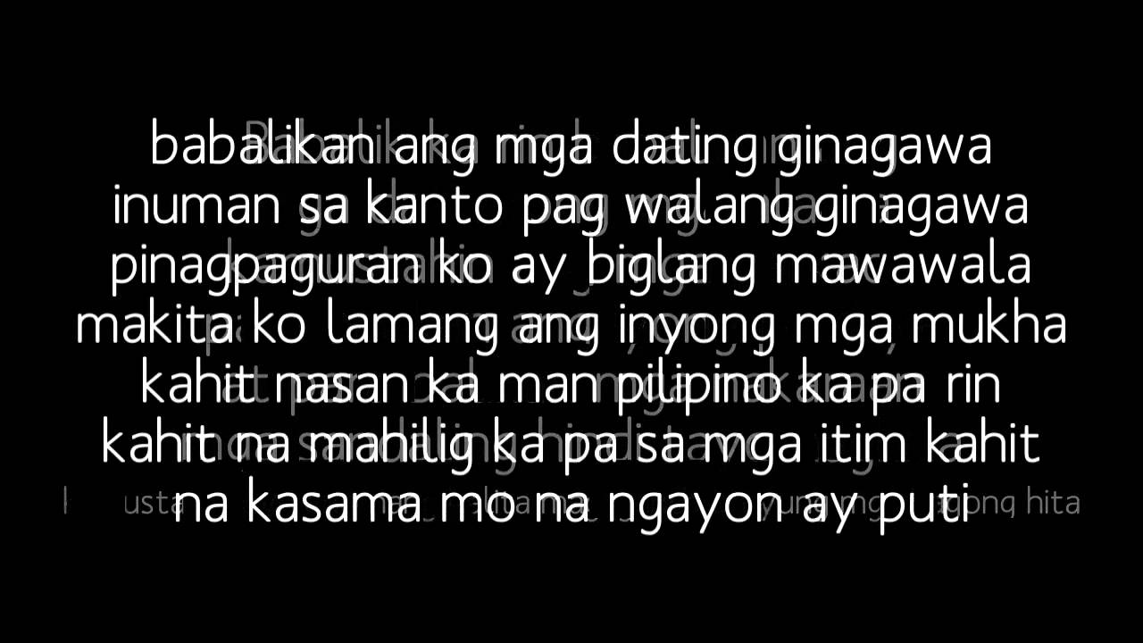 Babalik Ka Rin By Cue c lyrics - YouTube