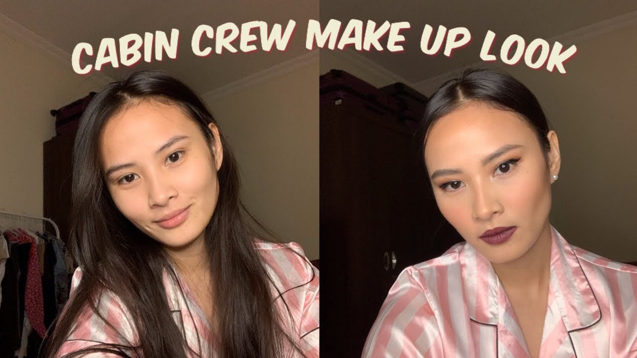 Cabin Crew Make Up Look - YouTube