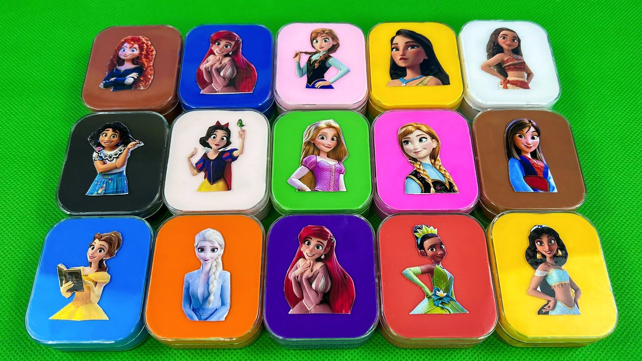 Looking For Disney Princesses With Colorful Boxes! Satisfying ASMR ...