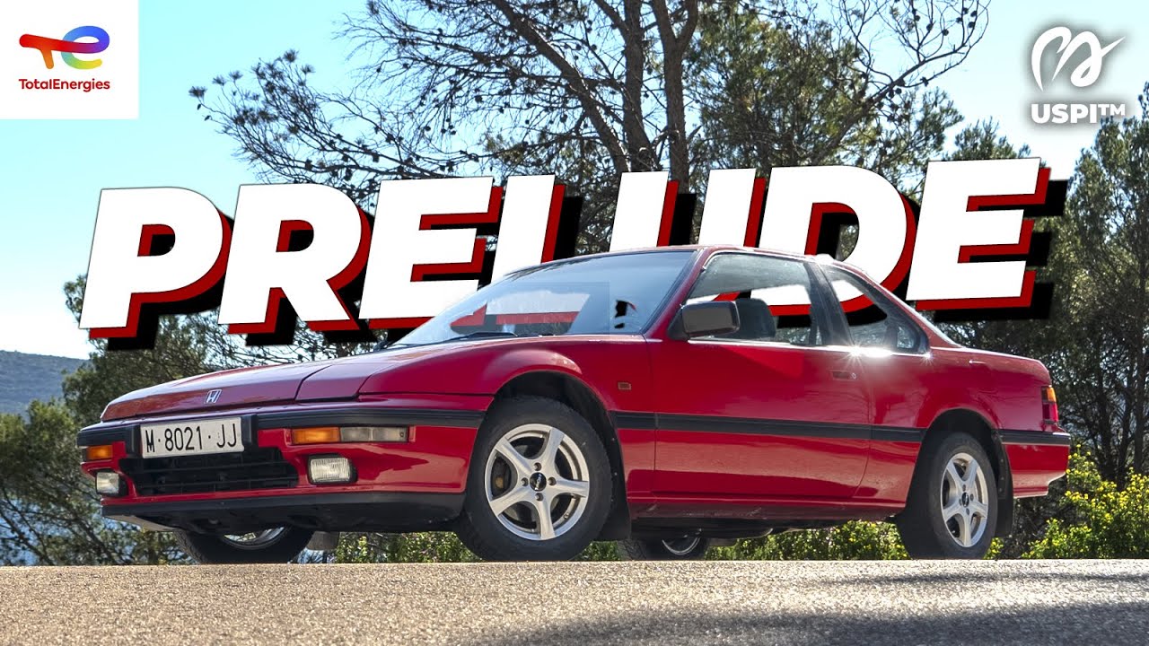 El coche de las cuatro ruedas directrices mecánicas: Honda Prelude 4WS ...