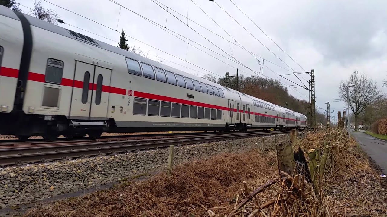 Doppelstock IC (IC2) bei Münster - YouTube