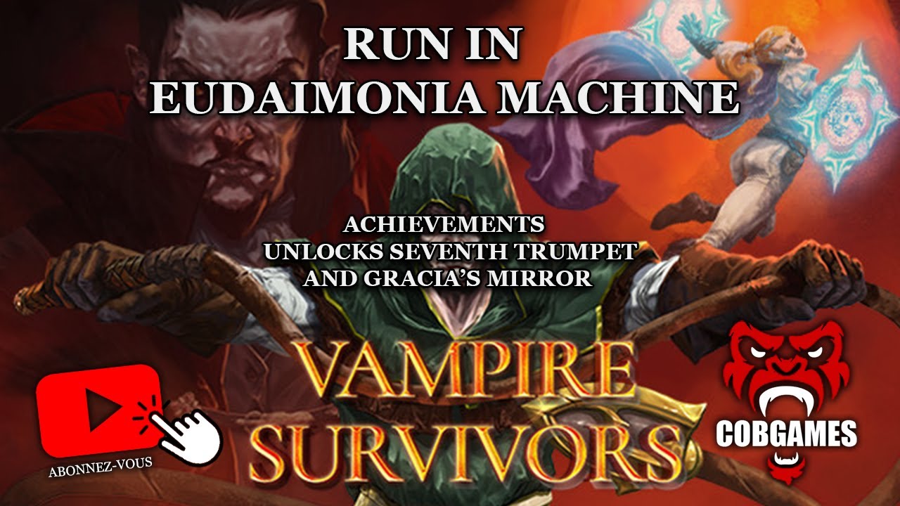 Vampire Survivors : Run in Eudaimonia Machine : Unlocks Seventh Trumpet ...