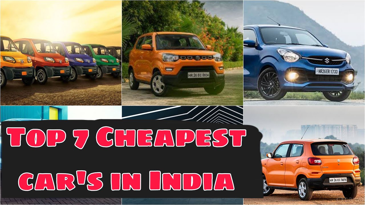 Top 7 most cheapest car's in India information ಕನ್ನಡ and under 6 lakhs ...