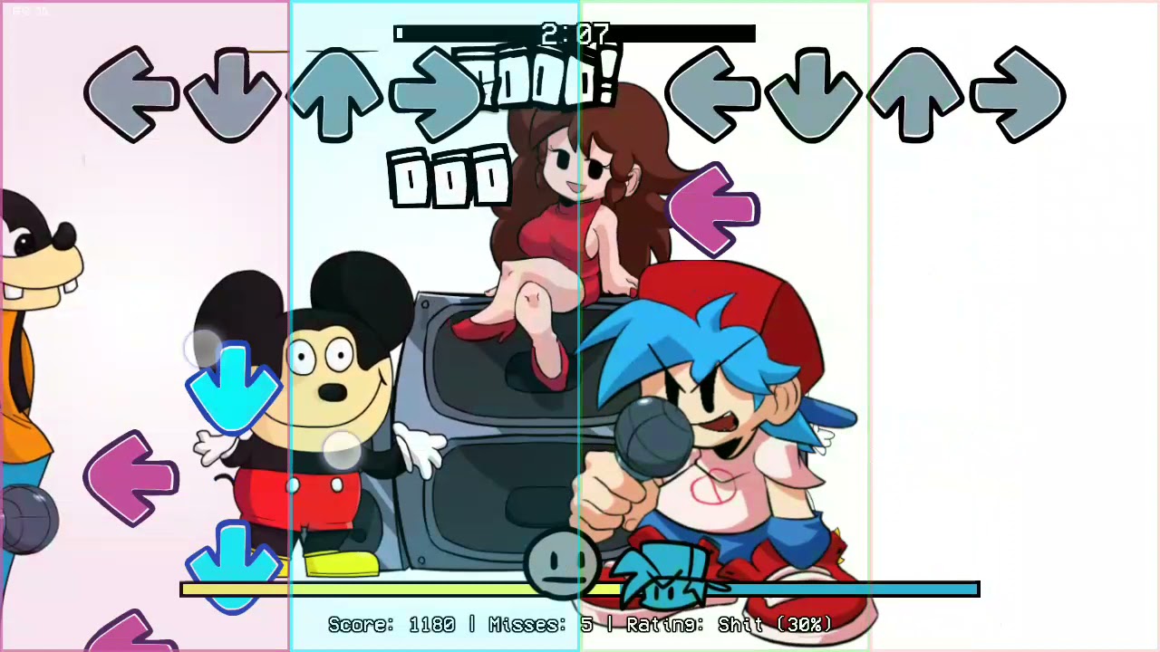 Fnf vs mokey HD - YouTube