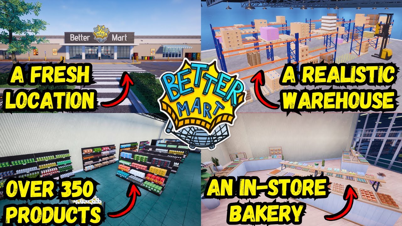 Is New Supermarket Simulator Better mart, Actually Better? - YouTube