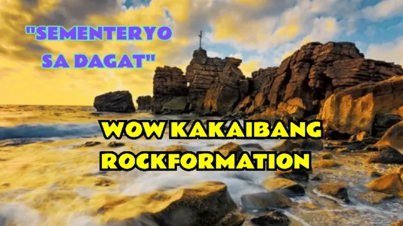 MGA KAKAIBANG BATO LUMITAW SA TABING DAGAT l PARA KANG NASA IBANG ...