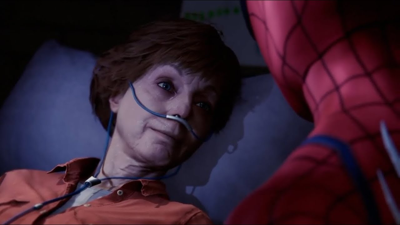 Spider Man Ps4 - Aunt May Knows The Real Identity Of Spider Man - YouTube