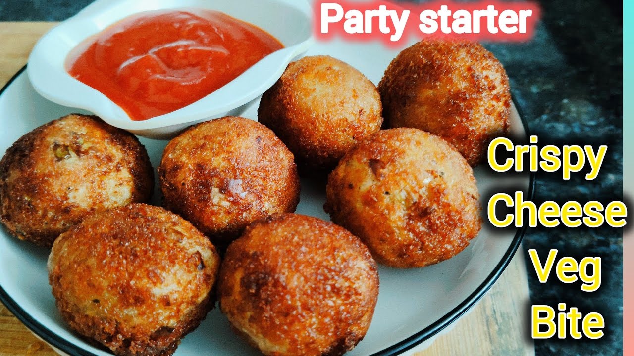 Cheesy Crispy Veg Cheese Balls | Easy and Cheesy |Cheese balls | potato ...