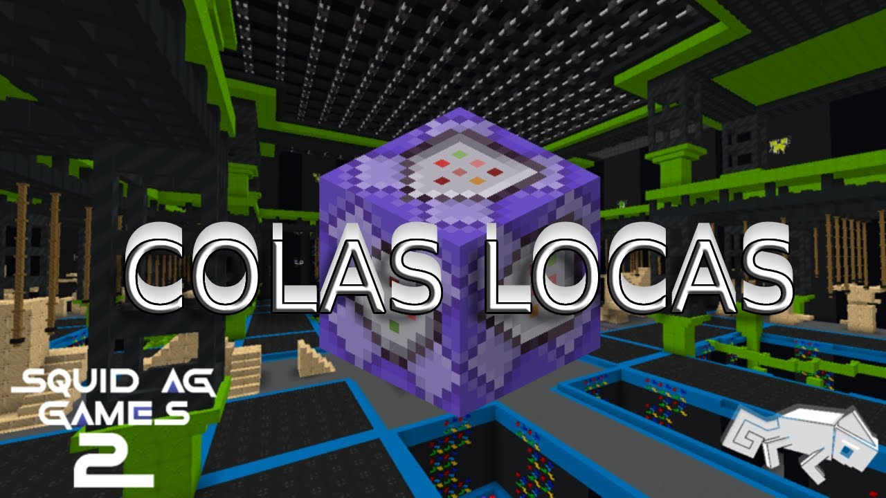 ASI recreé COLAS LOCAS de SQUID CRAFT GAMES 2 en MINECRAFT con COMANDOS ...