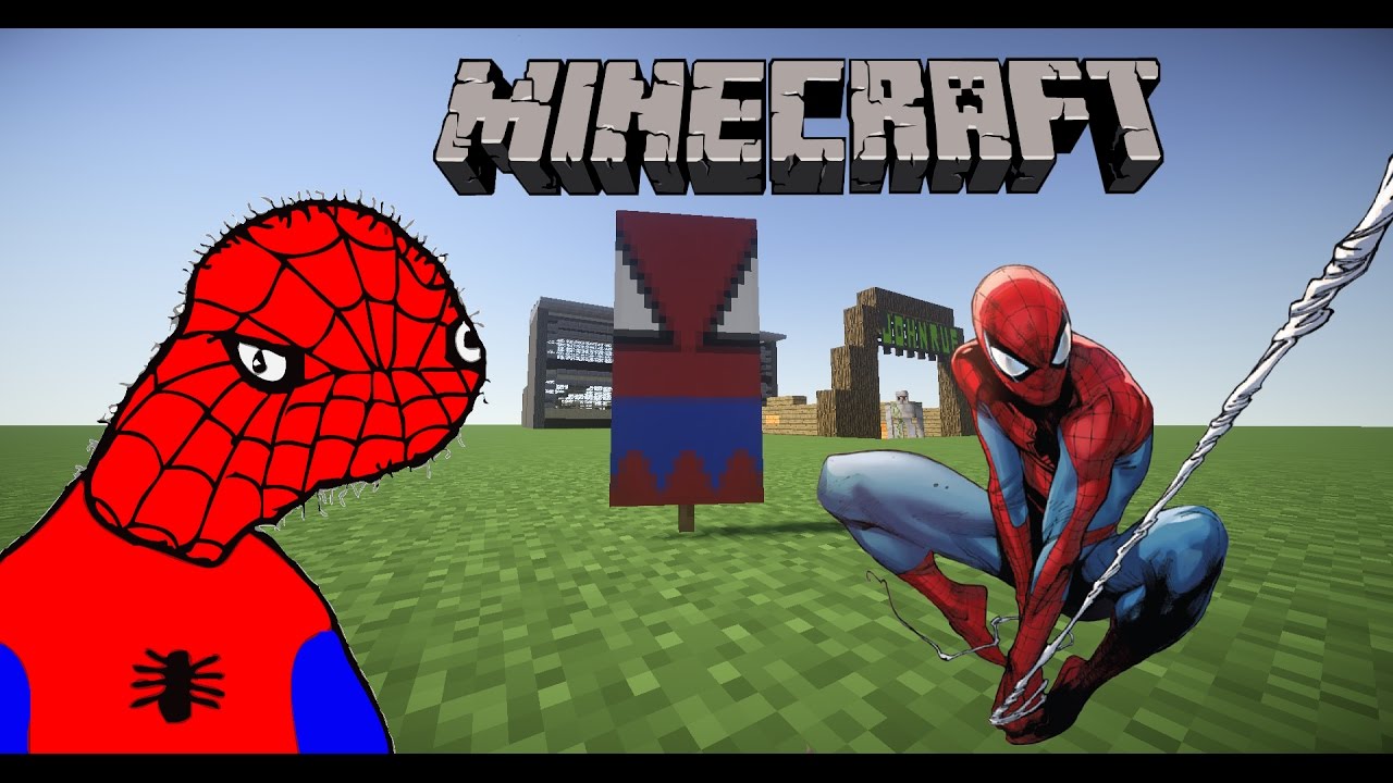 How to make a Spiderman Banner in Minecraft! - YouTube