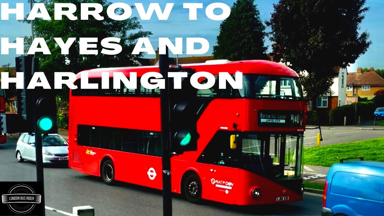 LONDON Express Bus Ride through West London to get Elizabeth line - YouTube