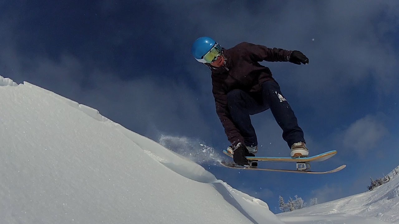 Snowskate in Sweden 2 - YouTube