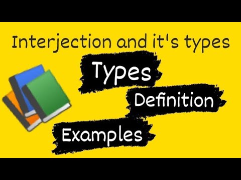 Interjection and its types | Interjection in English grammar | Kinds ...