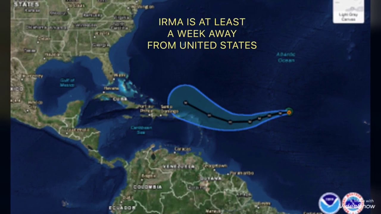 HURRICANE IRMA LATEST PATH - YouTube