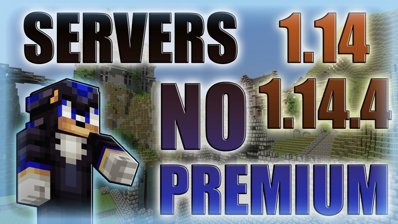 Mejores SERVIDORES de Minecraft 1.14.4 No Premium 2019 - YouTube