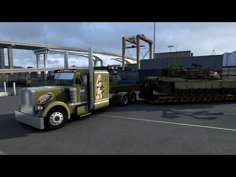 Peterbilt 379 Custom Military Truck (Jon Ruda Mod) with Abraham Tank ...
