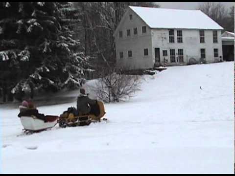 Abe Matthews Trailmaker Vintage snowmobile - YouTube