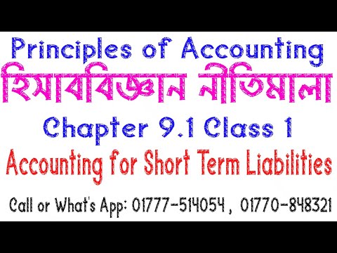 Principles of Accounting Chapter 9.1 Accounting for Short Term ...