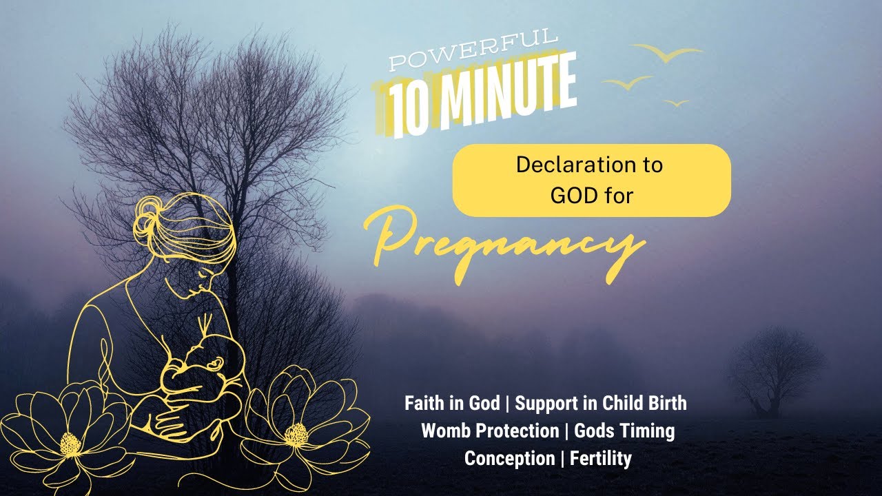 10 Minute Pregnancy Declaration To God | 10 Minute Decree for ...