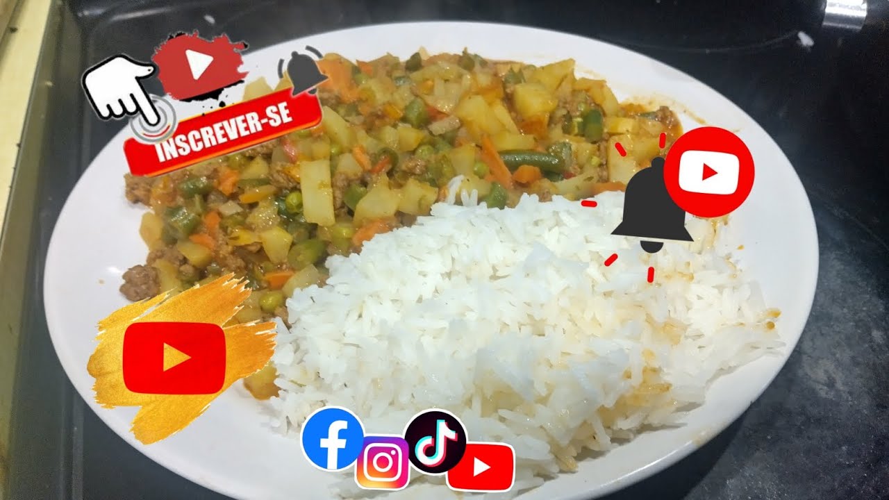 esquisita reseta de Guatemala picado de carne molida con vegetales con ...