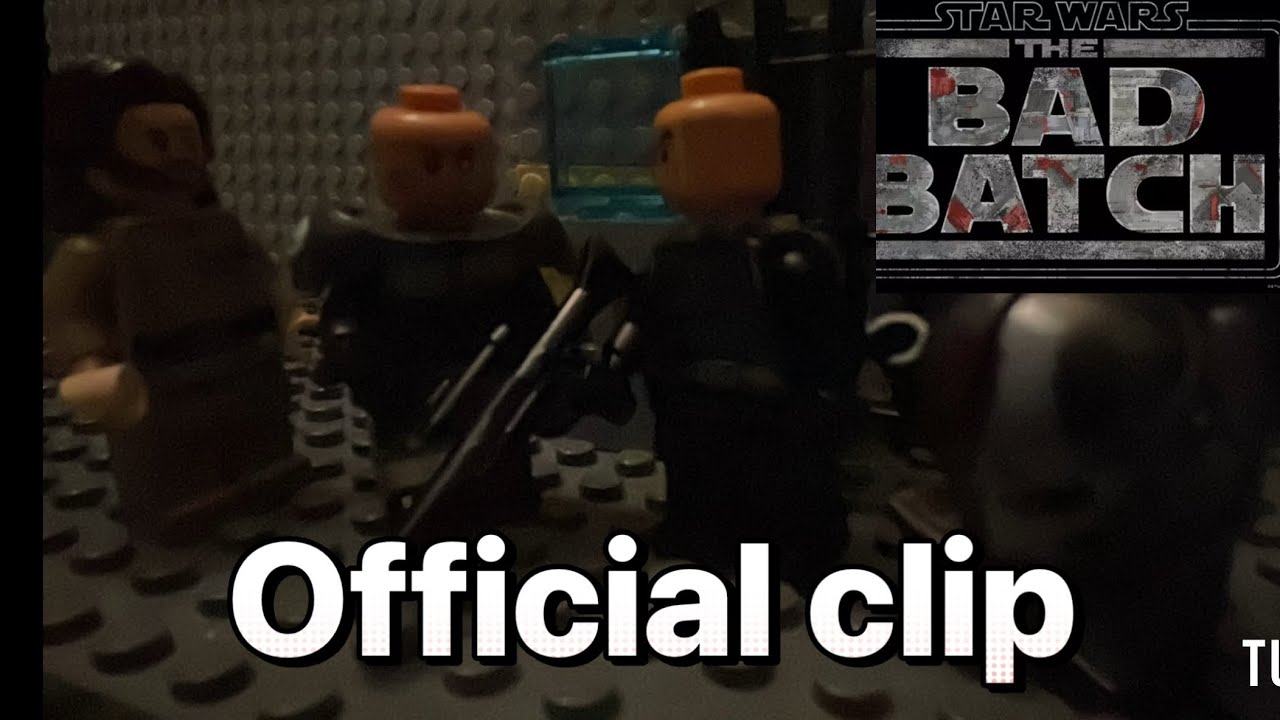 Bad batch season 3 stopmotion recreation| the bad batch arrive on mount ...