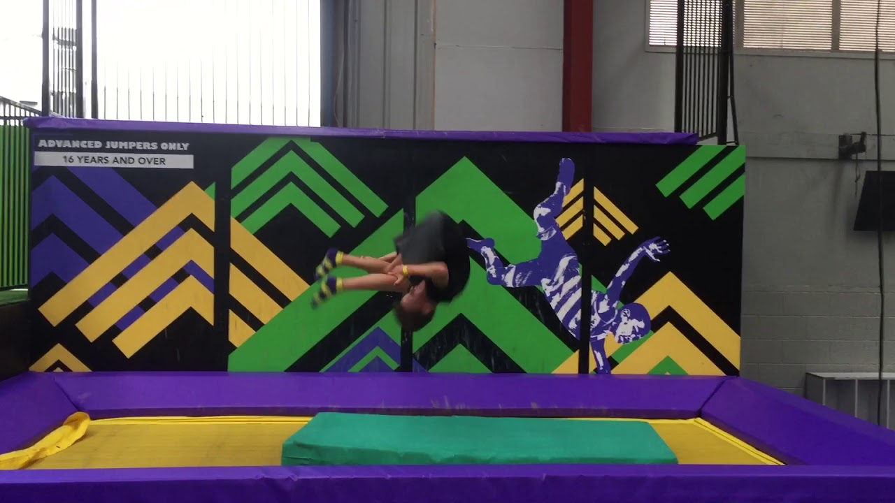 First double front flip! - YouTube