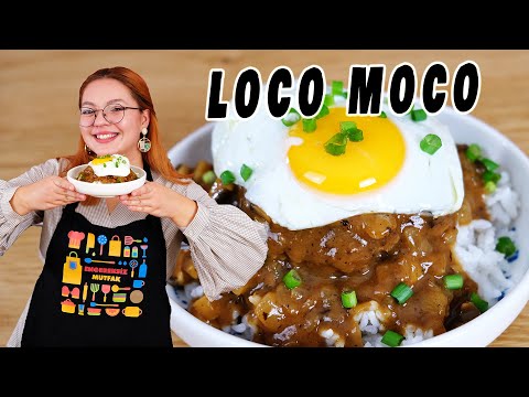 GENÇLERİN ÇILGIN YEMEĞİ LOCO MOCO TARİFİ😋🥢HAWAİİ USULÜ KÖFTE PİLAV 🍽 TÜM ÖĞÜN TEK TABAKTA🤗