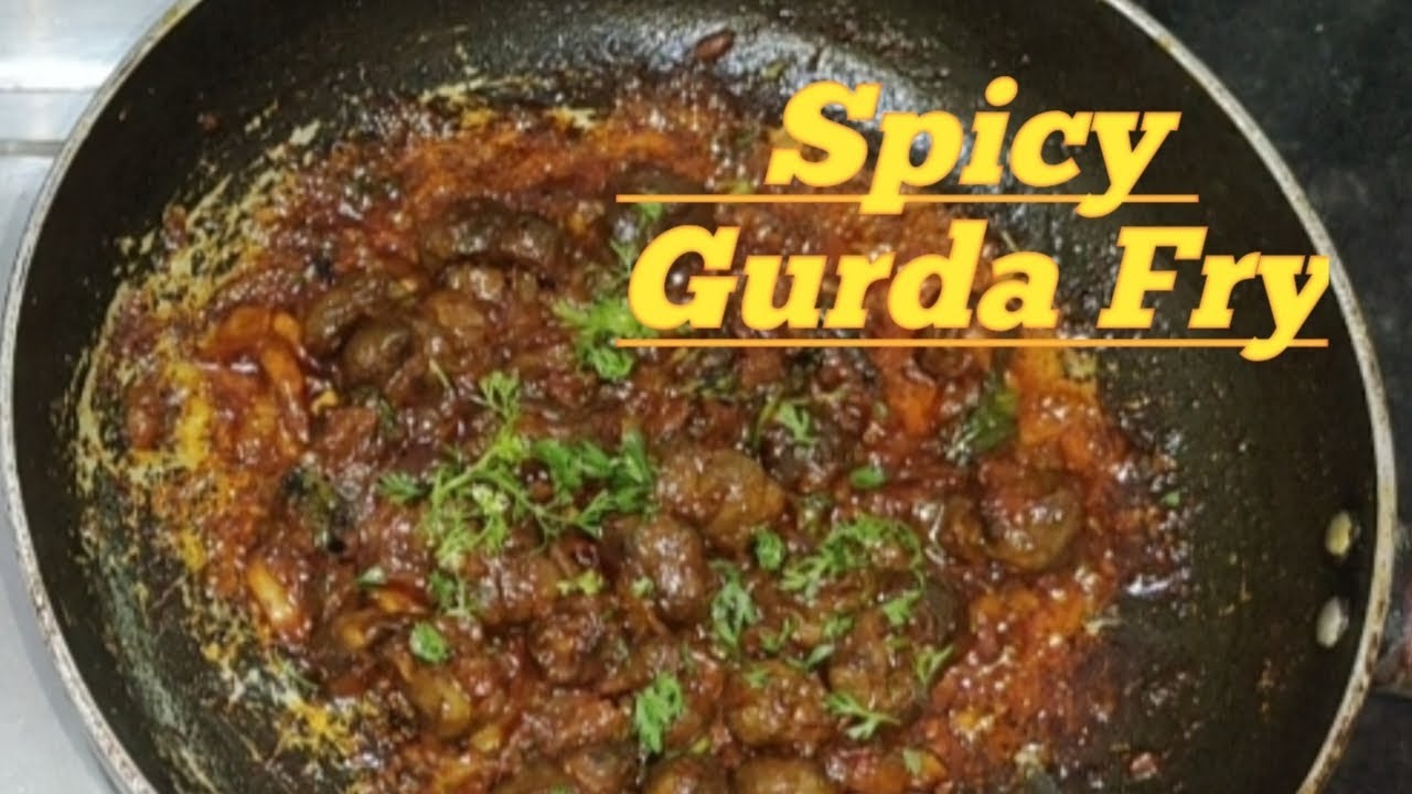 gurda masala fry recipe🥘/how to make gurda fry /gurda masala /bheja fry ...