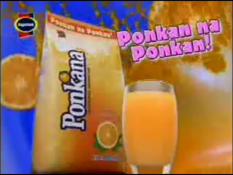 Ponkana Tangerine Drink Mix "Sikat sa Pinas!" 30s - Philippines, 2000 ...