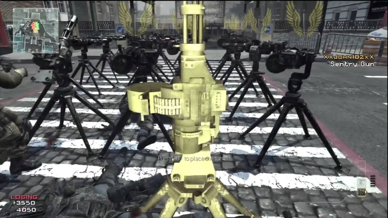 Mw3 Sentry Gun Epicness - YouTube