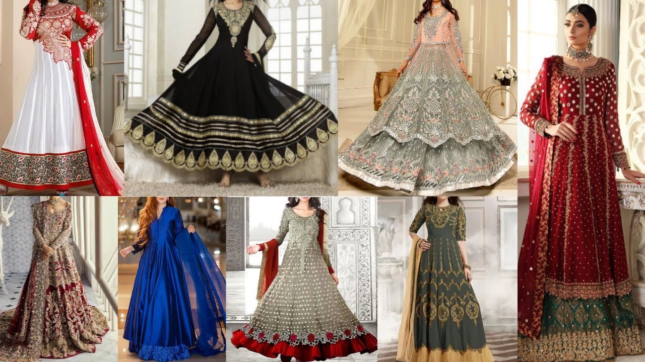 party wear frock beautiful frock designs || unique fashion design - YouTube