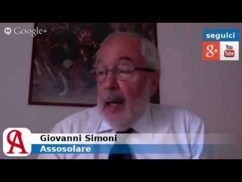 Robin Tax Rinnovabili. Intervista a Giovanni Simoni, Assosolare - YouTube