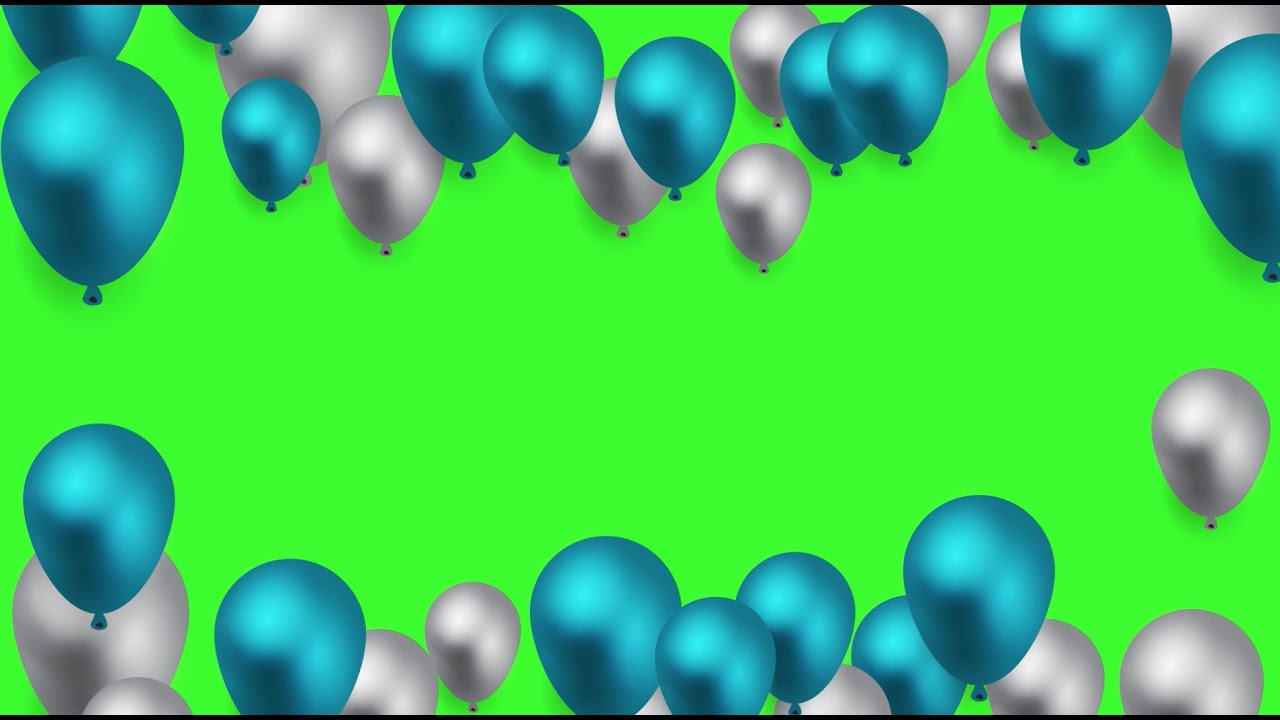 Free Amazing Flying balloon create frame | Green Screen Frame Effects ...
