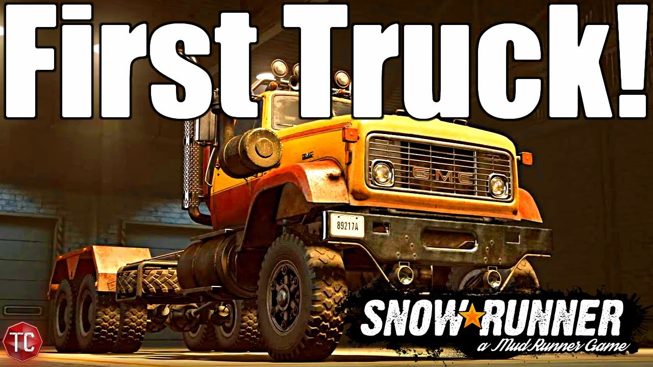 SnowRunner: Your FIRST HEAVY DUTY TRUCK!! New Trailer & Truck ...