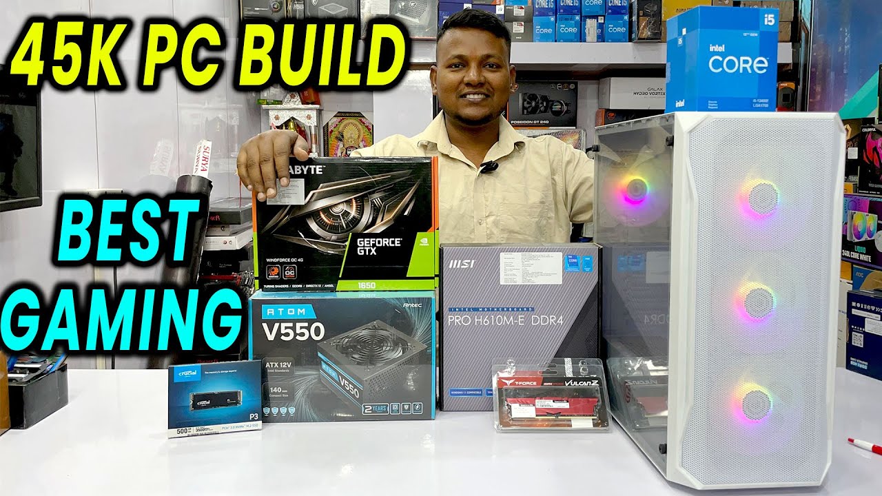 45K Best Gaming PC BUILD in Nehru Place Delhi - YouTube
