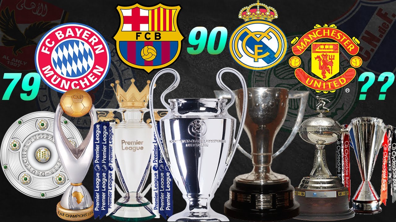 Top 10 Clubs With The MOST Trophies in Football History -Top 10 Most ...