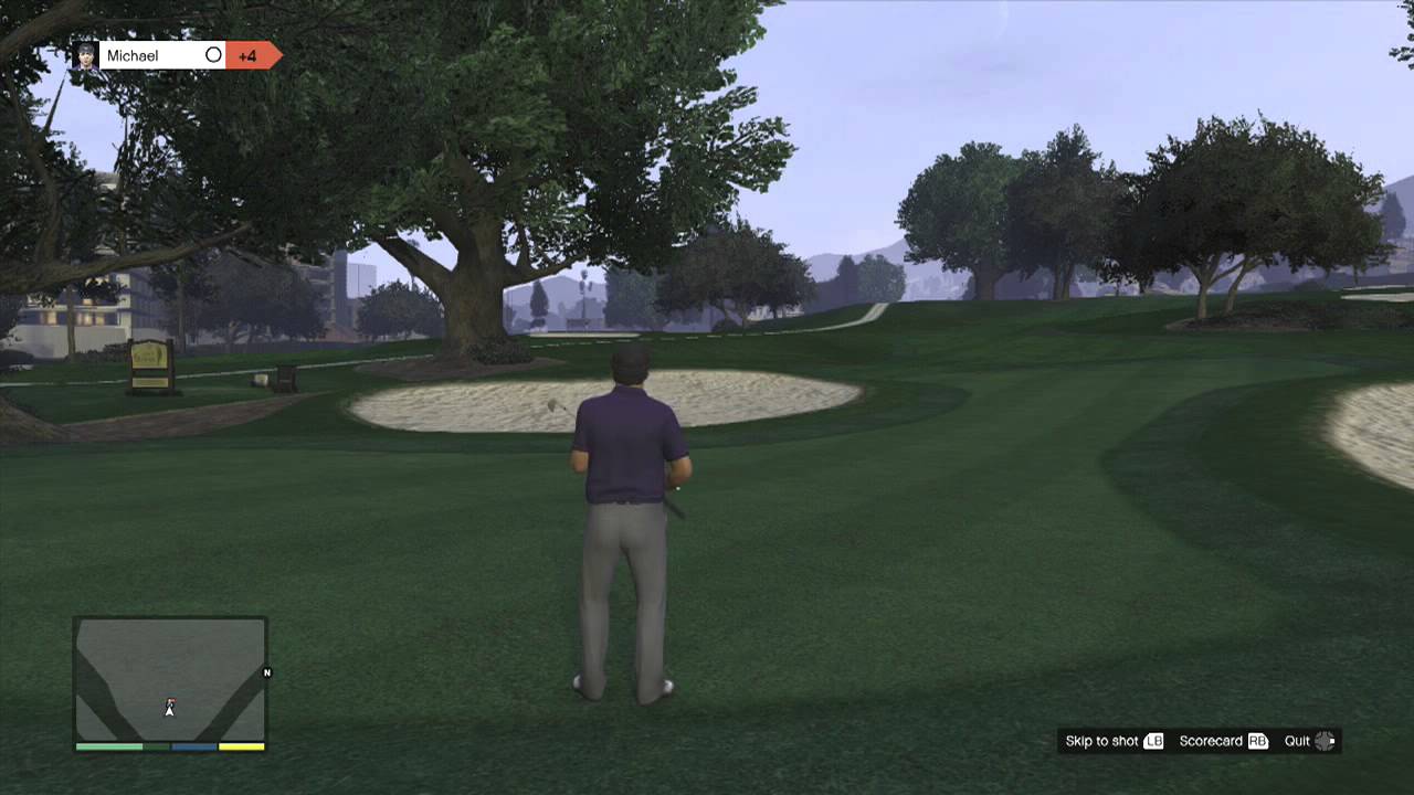 GTA 5 Golfing Game - YouTube