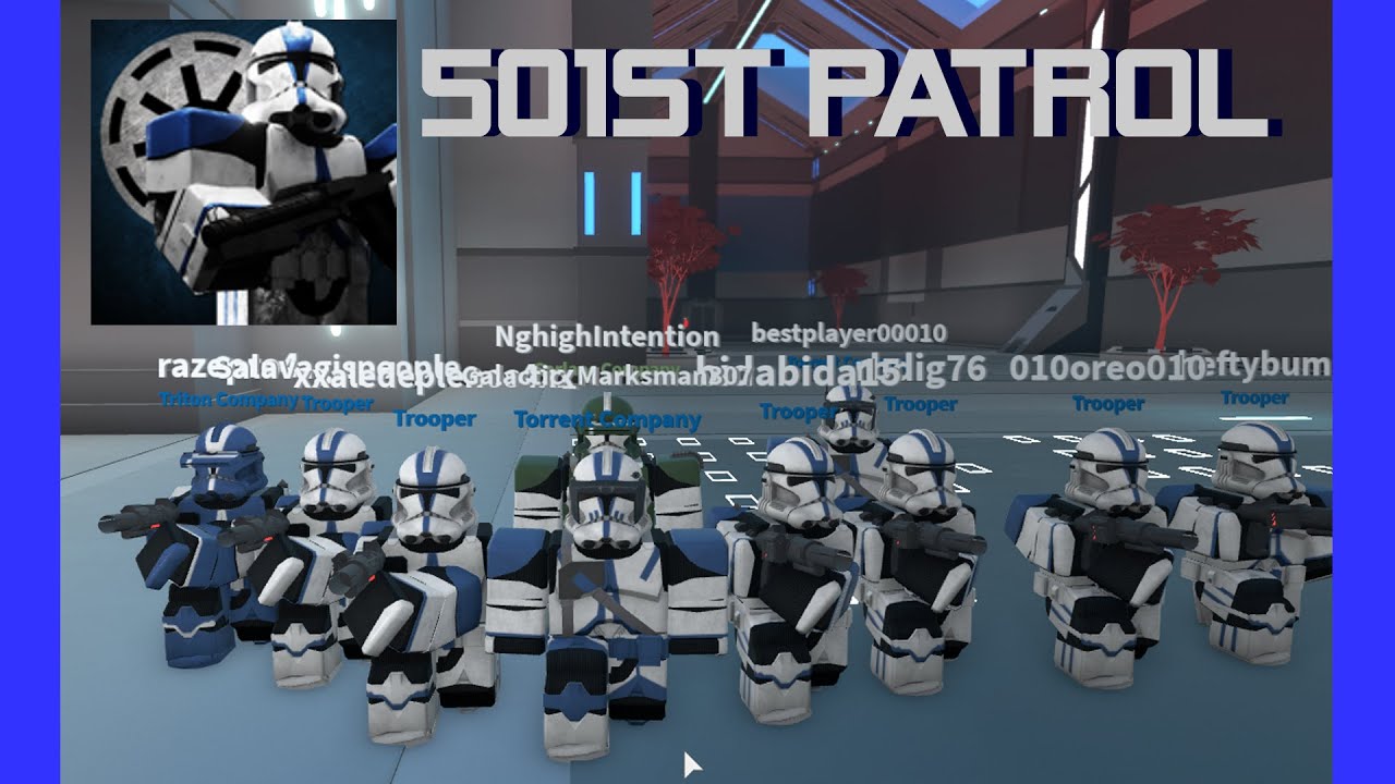 [Roblox] Coruscant 501st Legion patrol | Vikinglaw's Coruscant | Nghigh ...