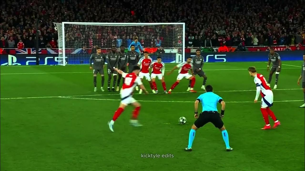 Declan Rice Scores STUNNING Free Kick vs Real Madrid 🔥 - YouTube